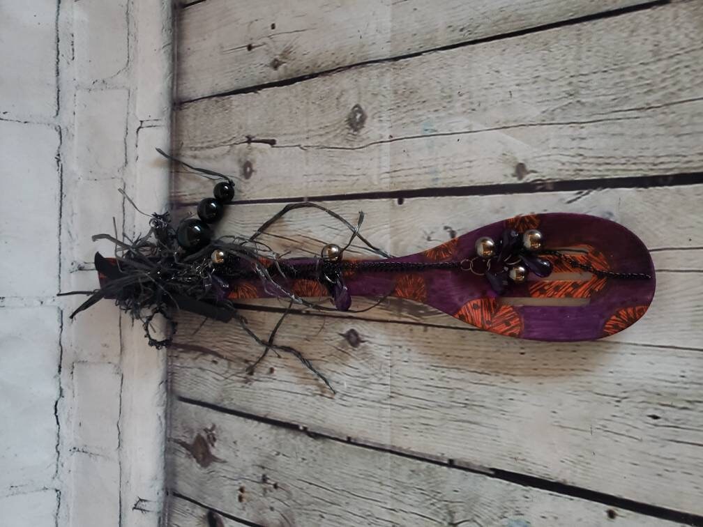 Wooden Spoons Aesthetics Halloween Witch Art Piece Set of 6 - Etsy