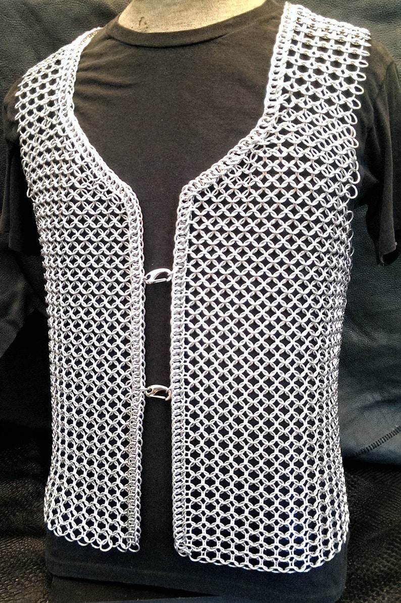 Handmade Chainmaille Shirt, Aluminum Chainmail Vest for Combat or ...