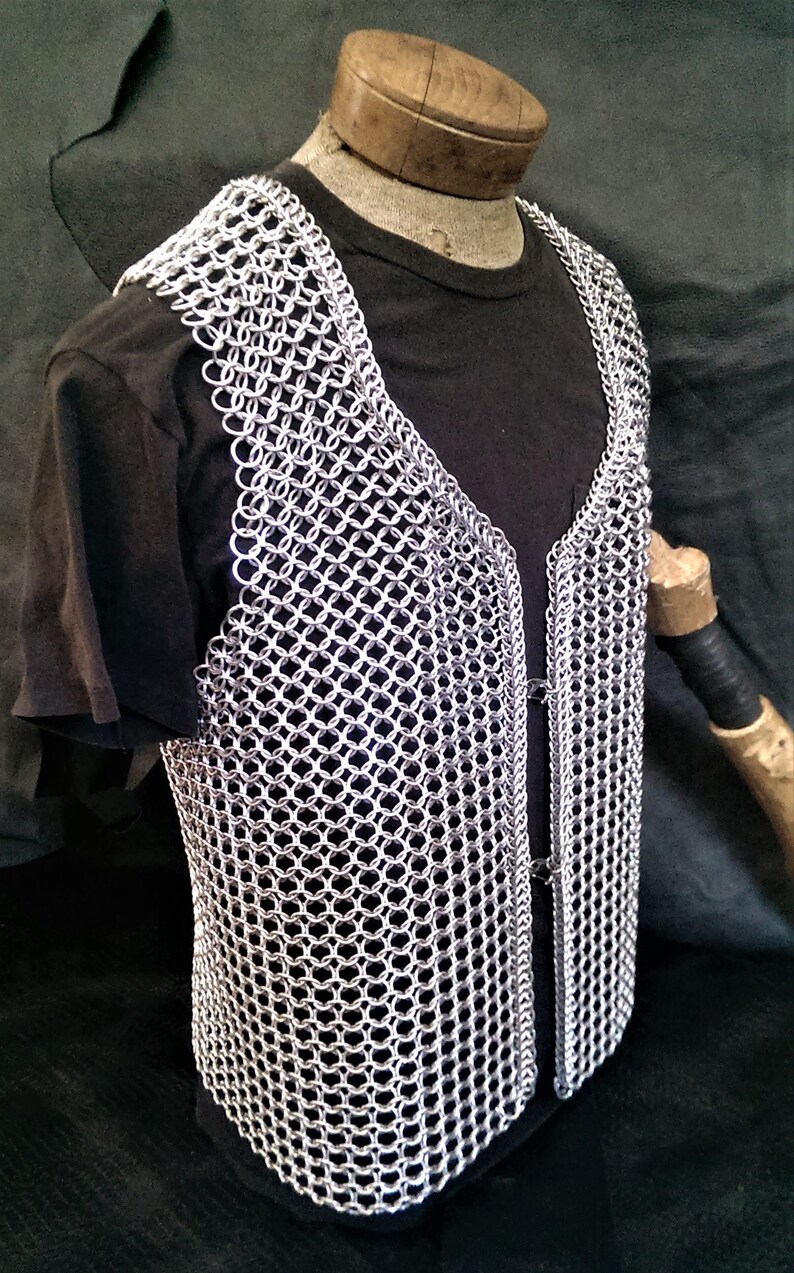 Handmade Chainmaille Shirt, Aluminum Chainmail Vest for Combat or ...