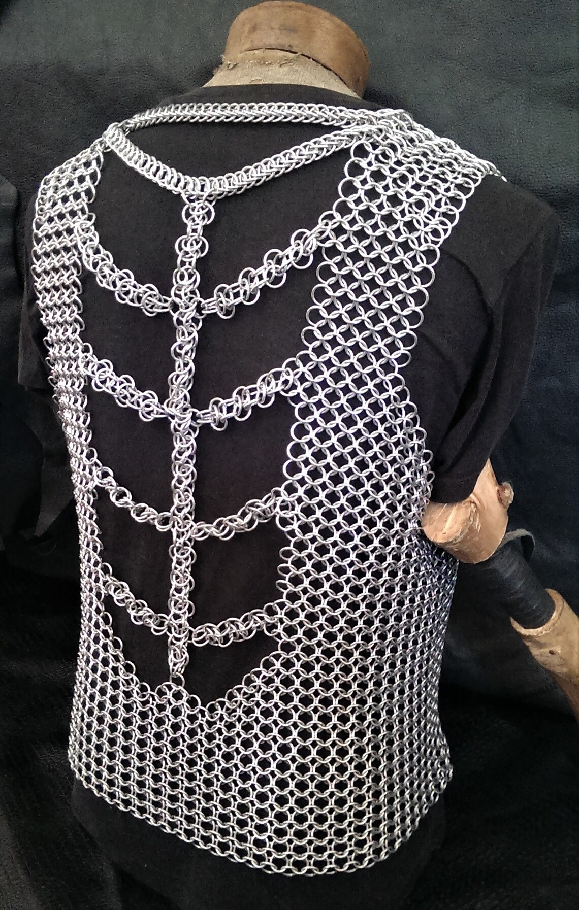 Handmade Chainmaille Shirt, Aluminum Chainmail Vest for Combat or ...