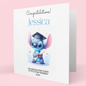 Stitch Card, Graduation Stich Primary School, Nursey School ...