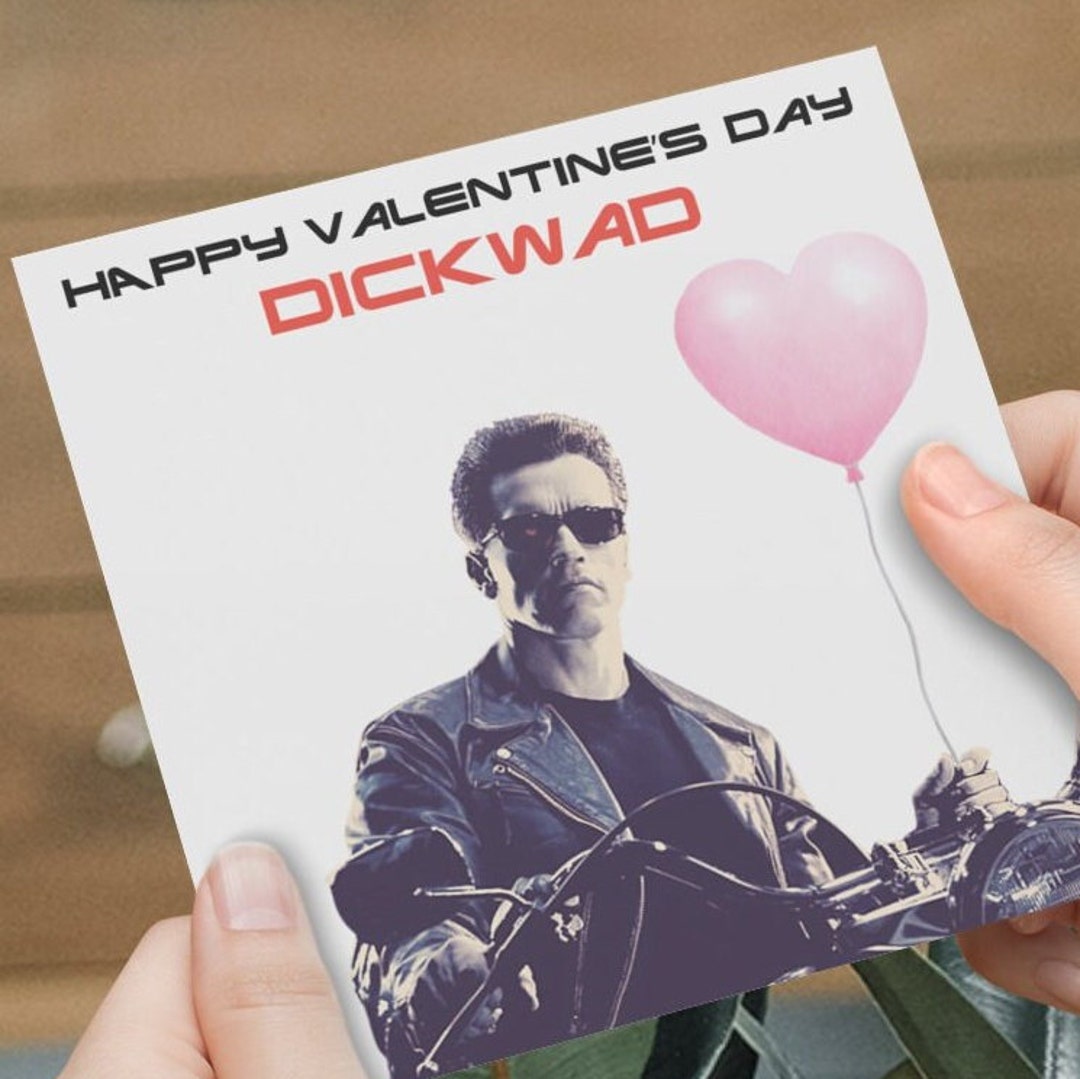 The Terminator Arnold Schwarzenegger Unique Valentine's Card 80s Born ...