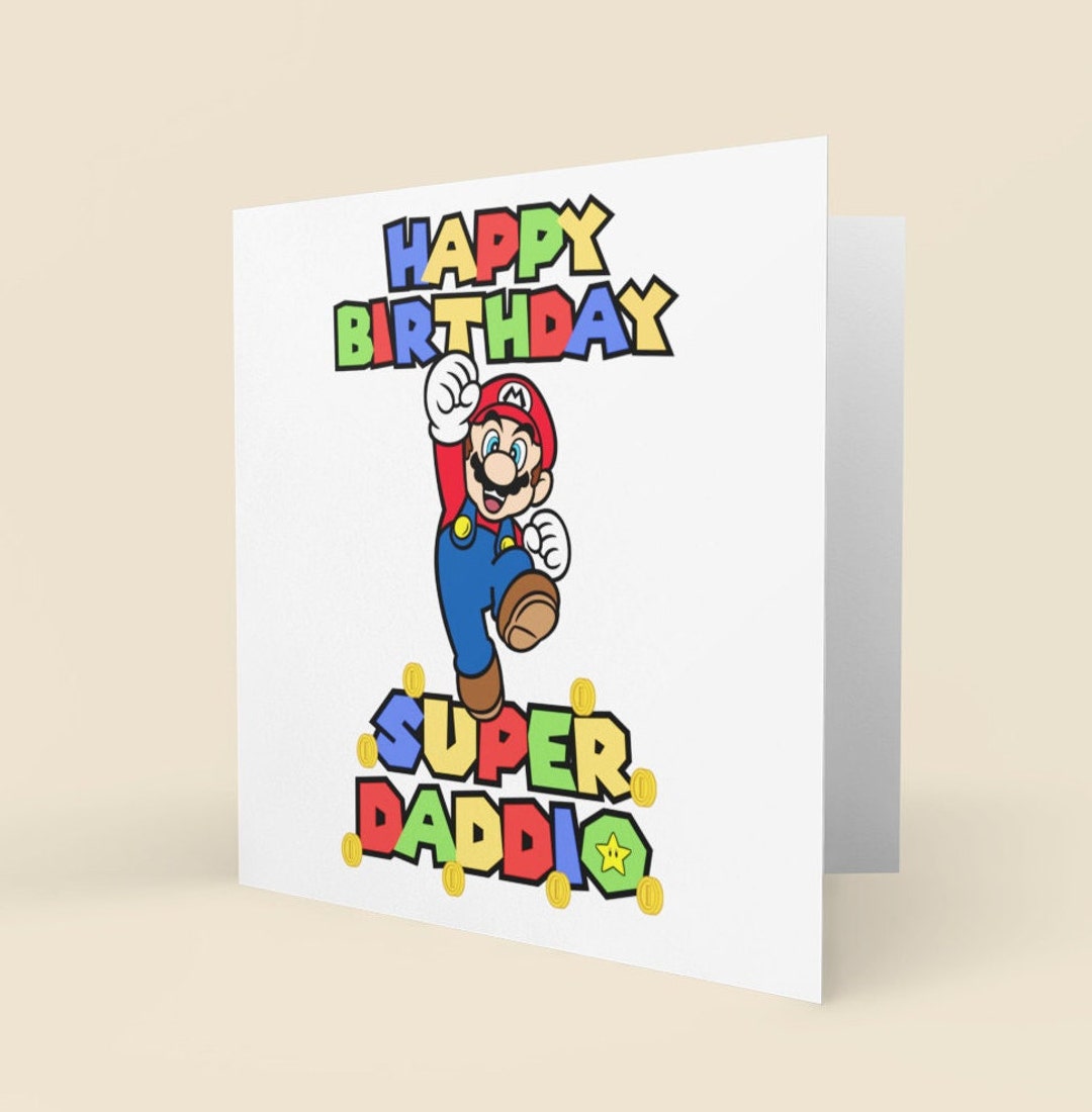 Super Daddio Dad Mum Brother Sister Grandparents, Friends Birthday Day ...
