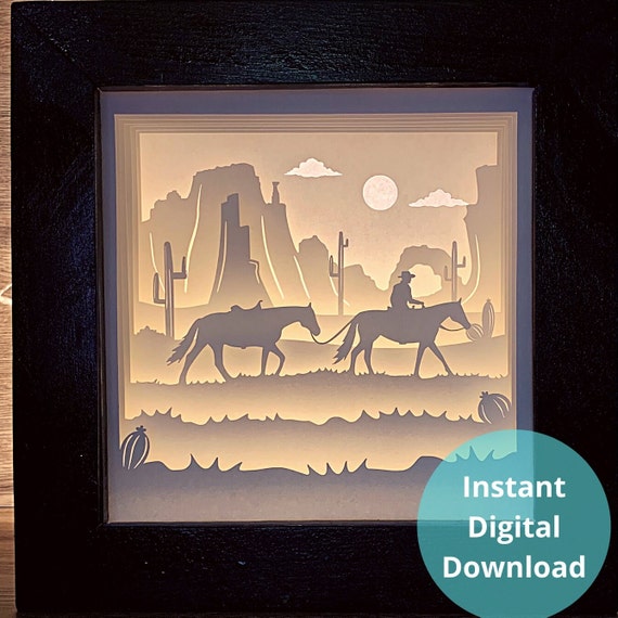 Woodcraft Project Plan: Build Slim The Cowboy Shadow - Full-Size Paper ...