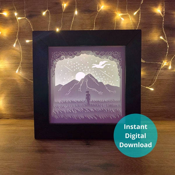 3d Shadow Box Svg Files for Cricut - Etsy
