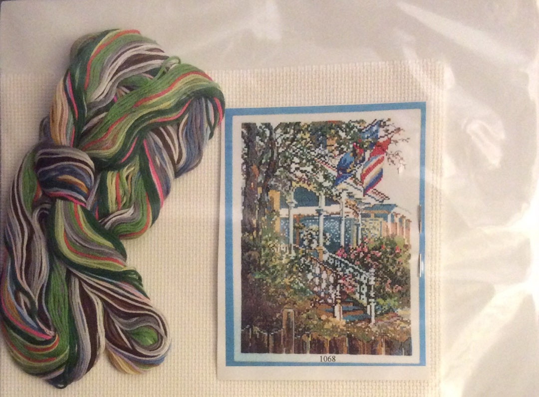 Design Works Kit 1068 "victorian Porch" With Free Shipping - Etsy