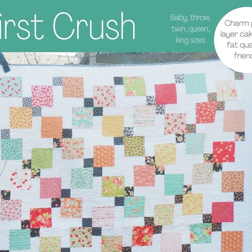 First Crush PDF Quilt Pattern - Etsy