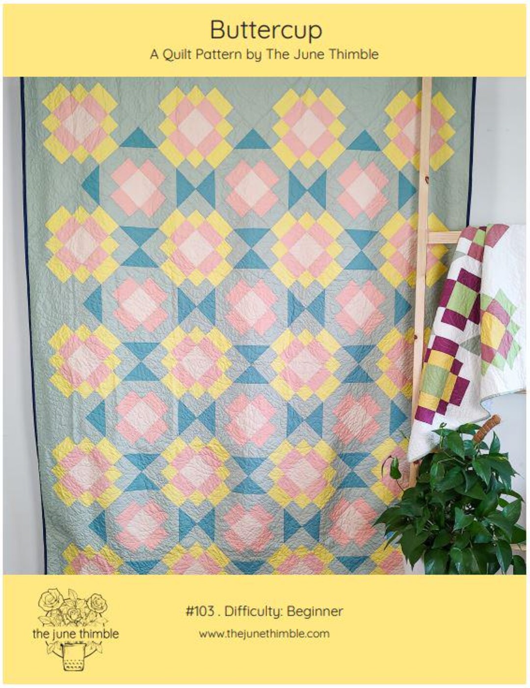Buttercup PAPER Quilt Pattern - Etsy