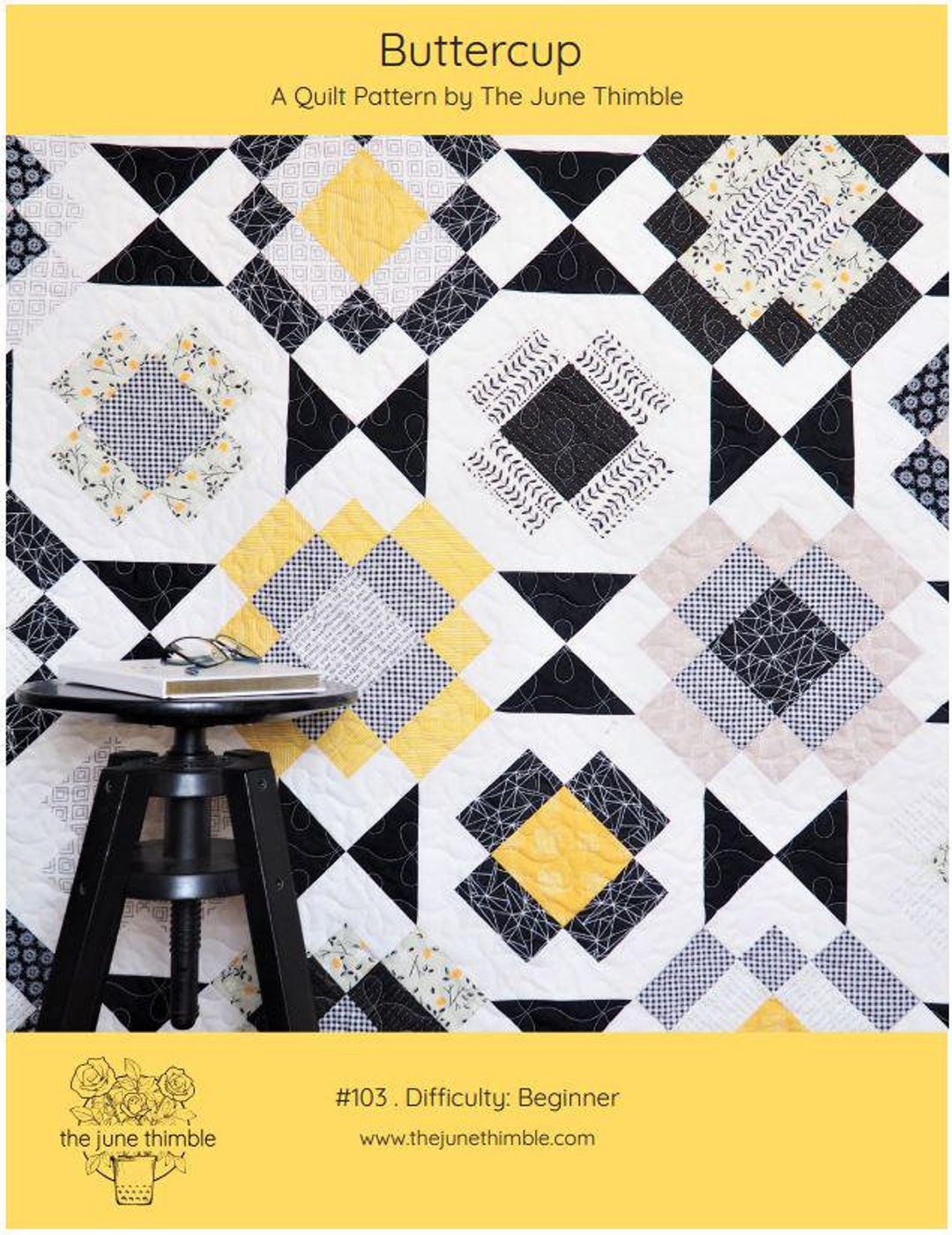 Buttercup PAPER Quilt Pattern - Etsy