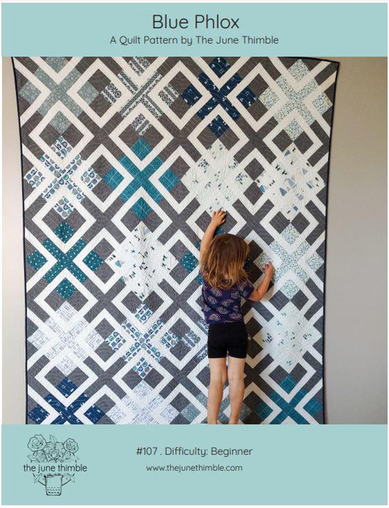 Blue Phlox PDF Quilt Pattern - Etsy