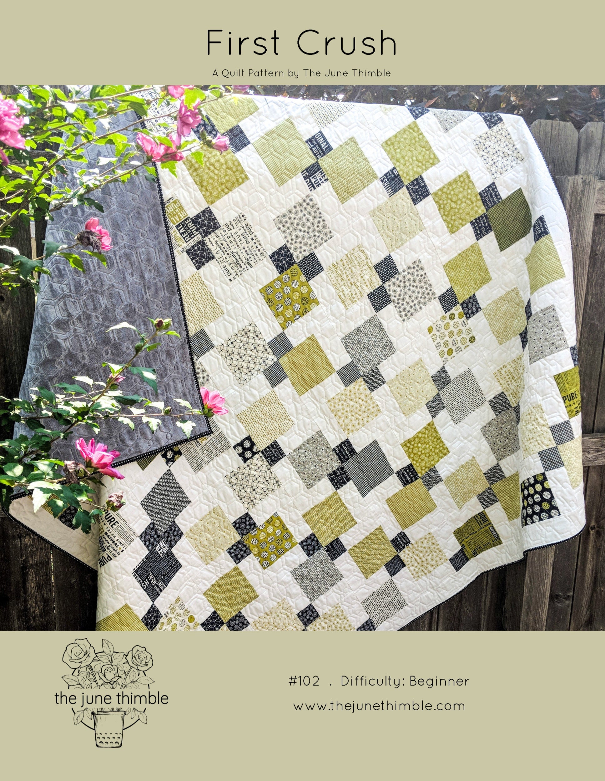 First Crush PAPER Quilt Pattern - Etsy