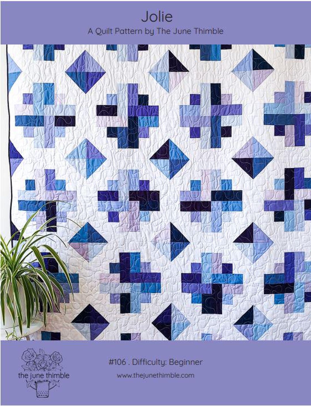 Jolie PAPER Quilt Pattern - Etsy