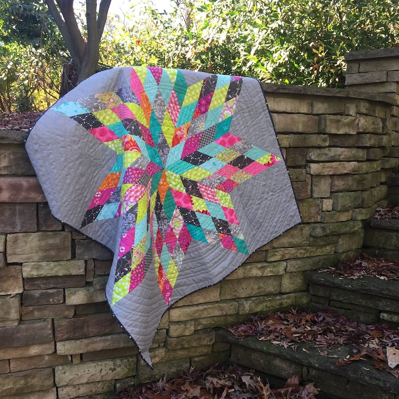 Lone Star Quilt Pattern - Etsy