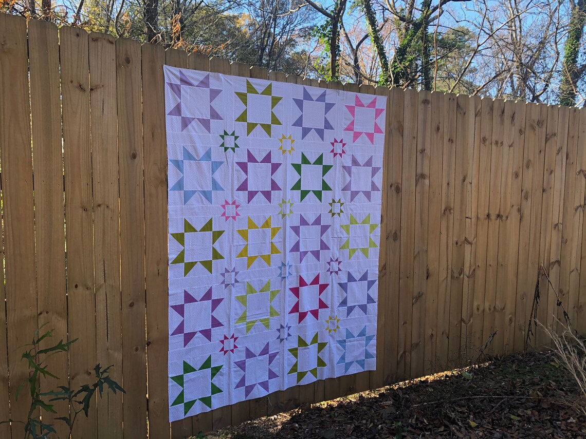 Sawtooth Star Quilt Pattern - Etsy