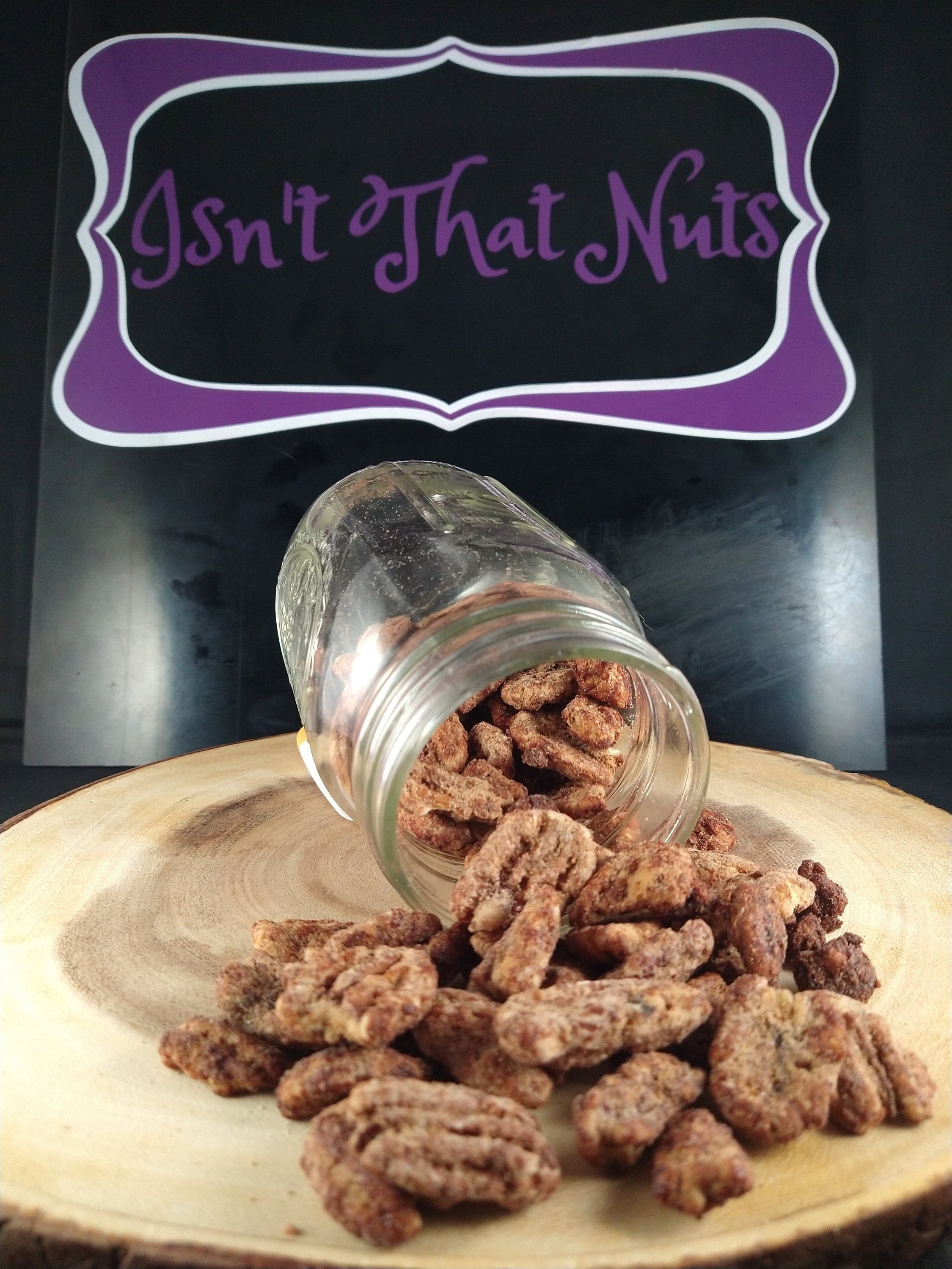 Candied Pecans Sugar Snacks Flavored Nuts Candy Fresh Homemade Candy ...