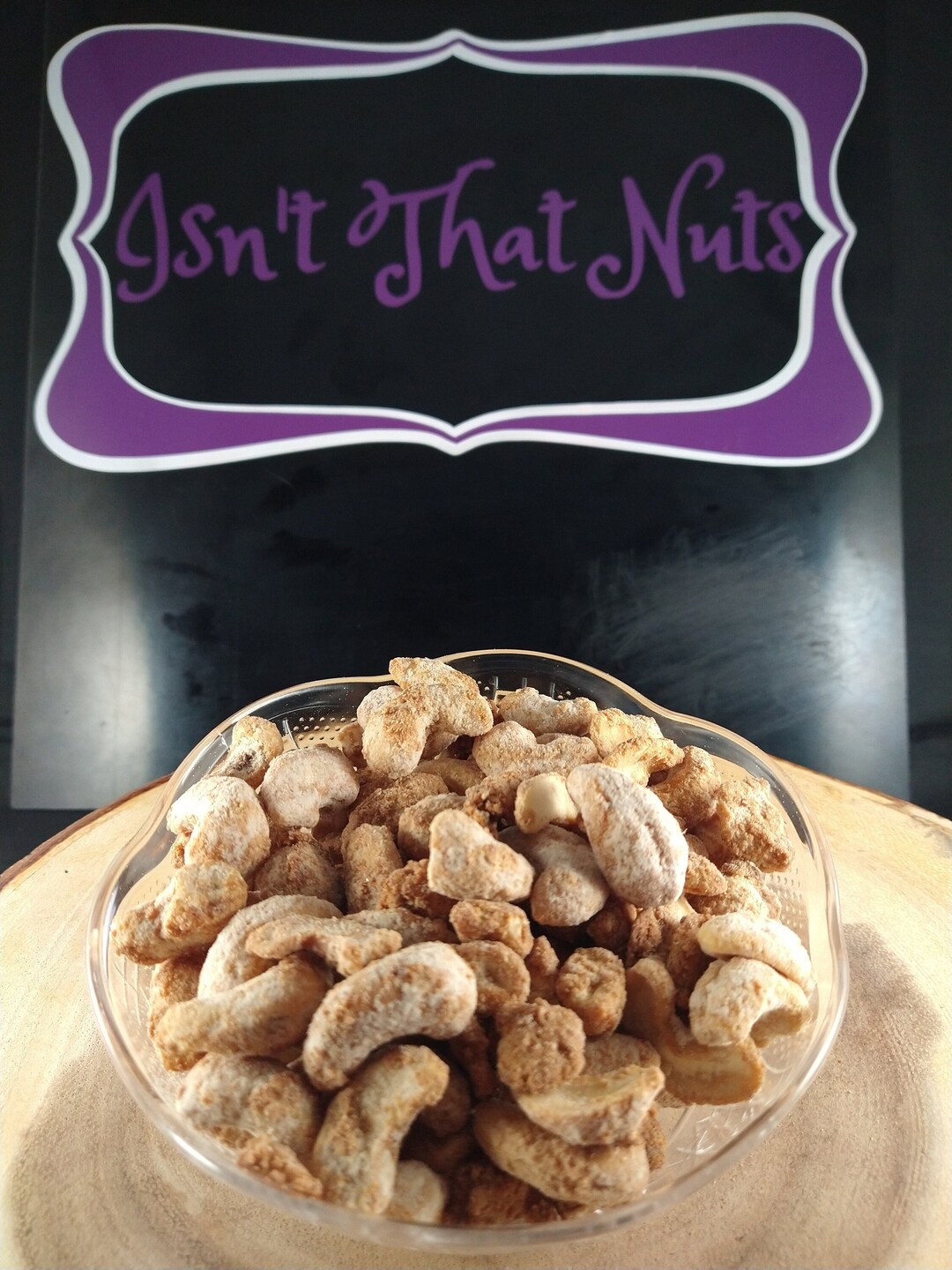 8oz Candied Cashews Sugar Snacks Flavored Nuts Candy Fresh Homemade ...
