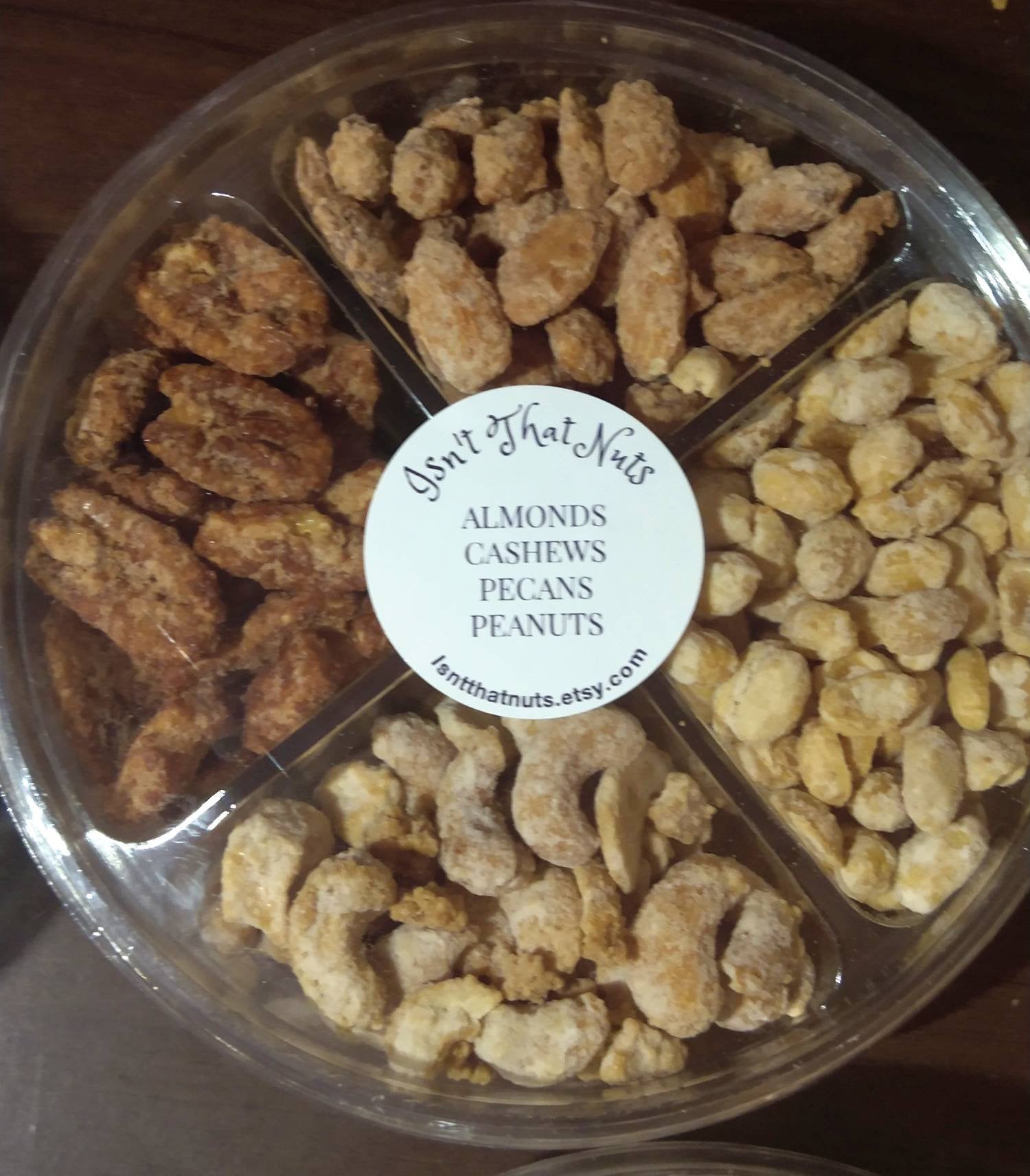 Mixed Candied Nut Tray Assorted Nuts Fresh Homemade Nuts Gifts for ...