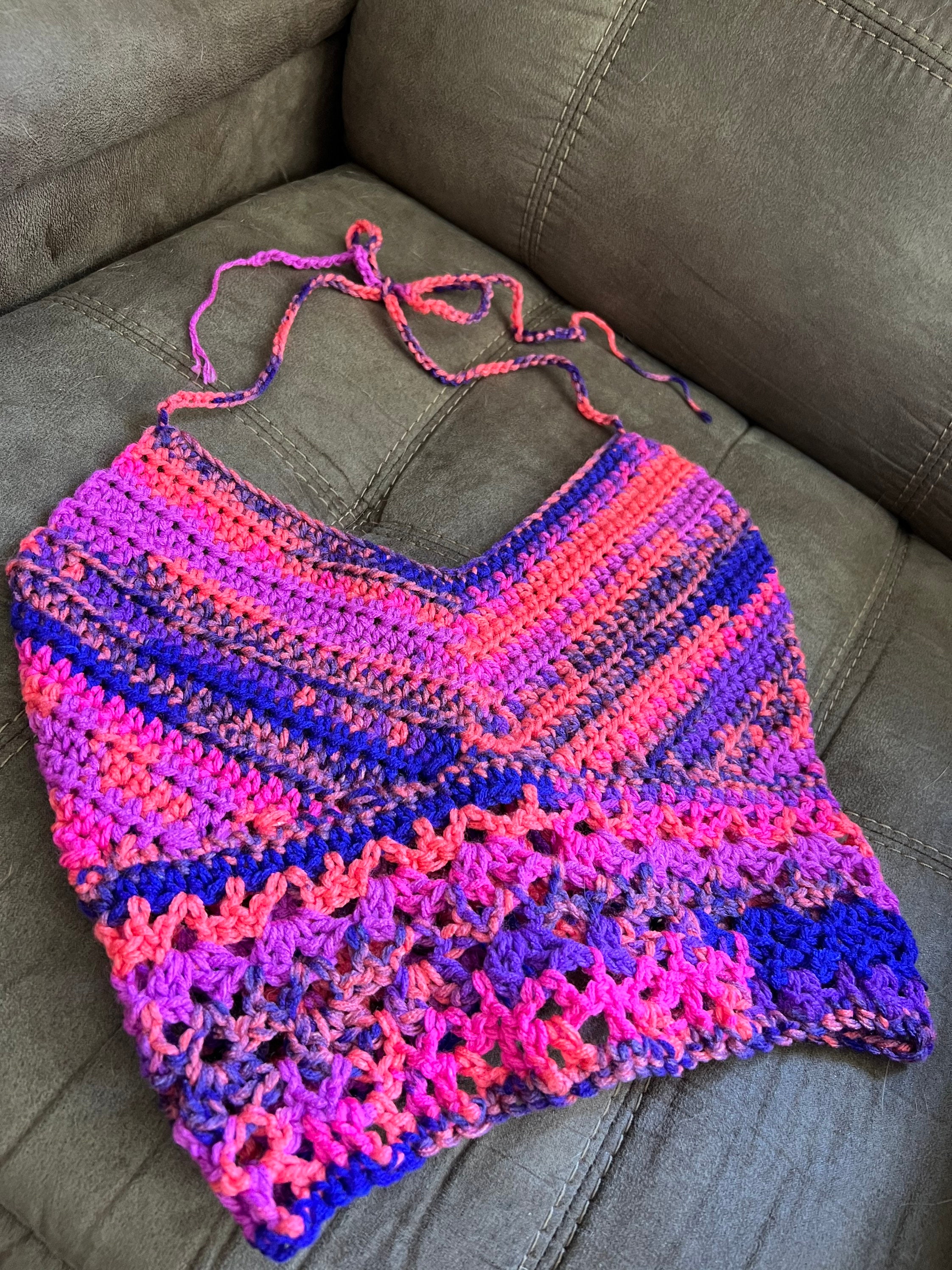 Strawberry Wine Festival Top | Crochet Rave Top | Crochet Festival Top ...