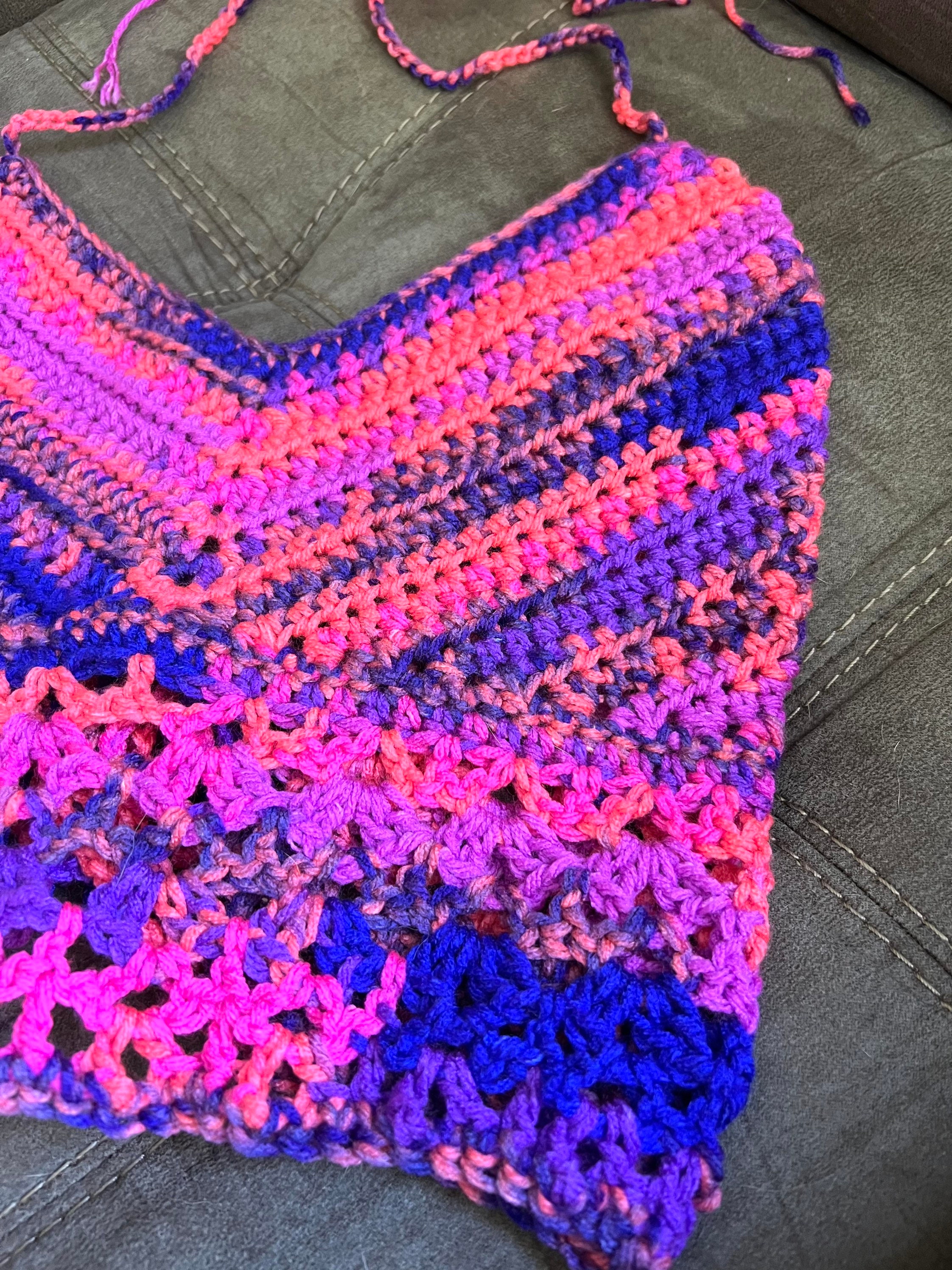 Strawberry Wine Festival Top | Crochet Rave Top | Crochet Festival Top ...