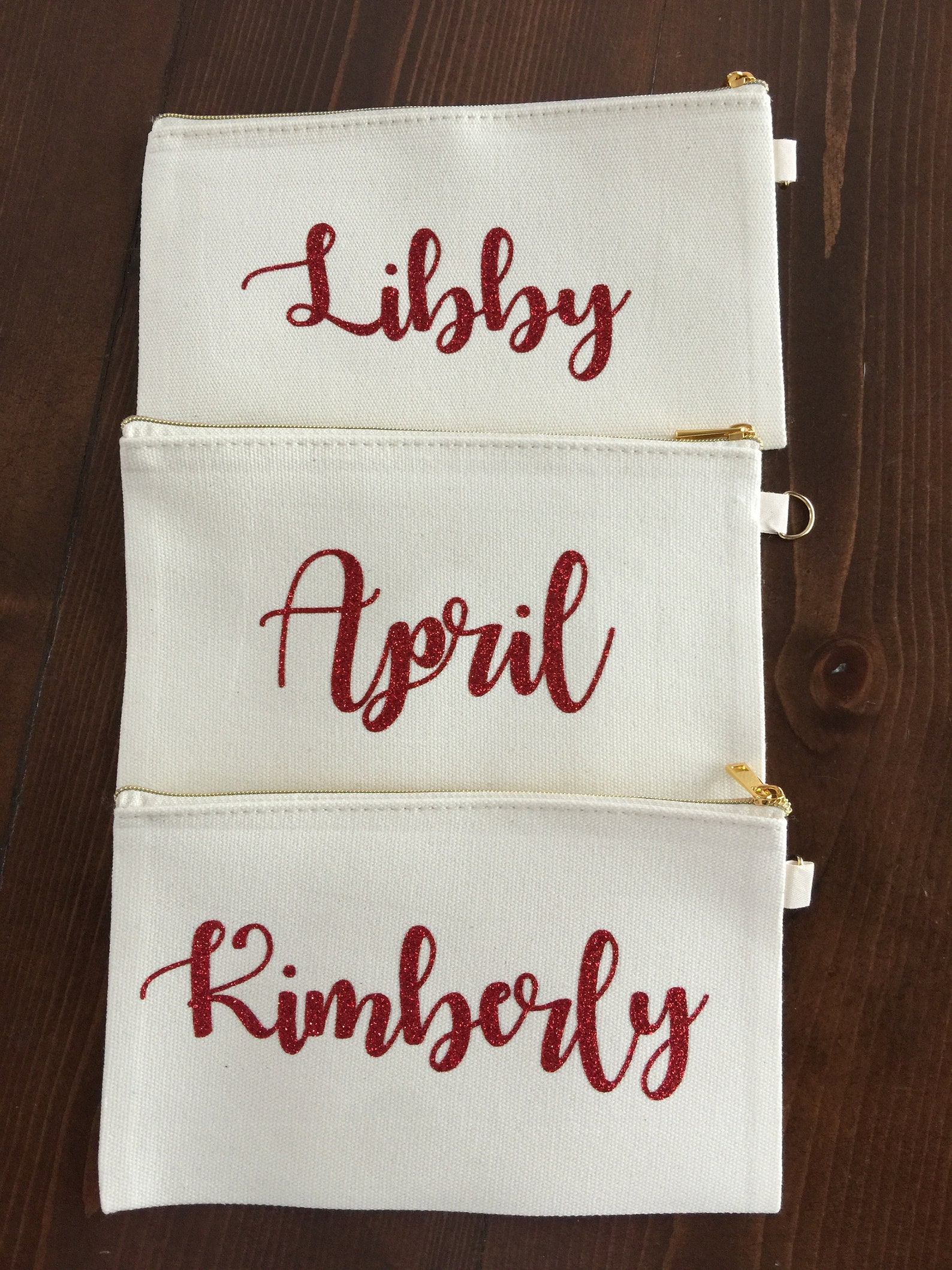 Custom Zipper Pouch Rectangle - Etsy