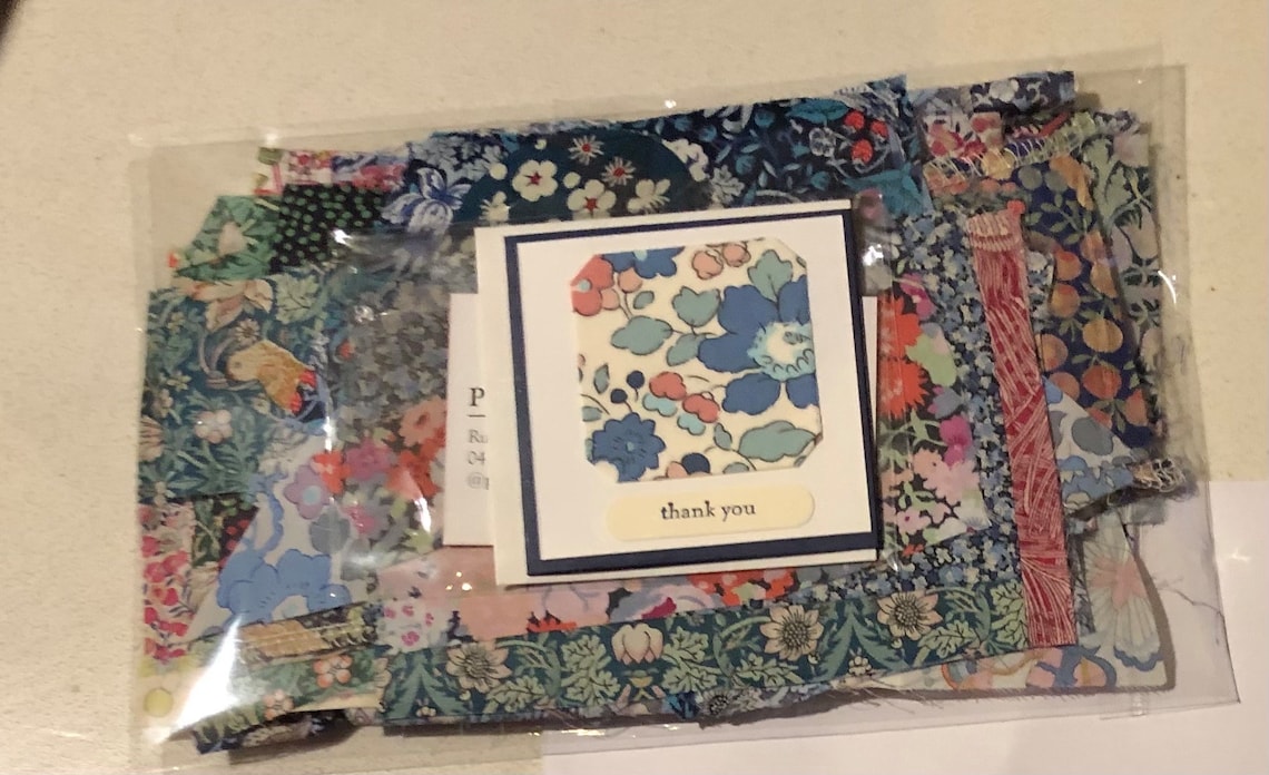 Liberty Fabric Tana Lawn Scraps for Quilting, Crafting, and Mending ...