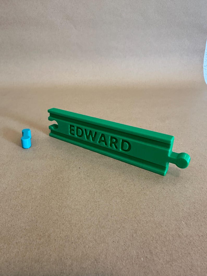 Personalized Track for Wood Train Set | Wooden Trains Accessory ...