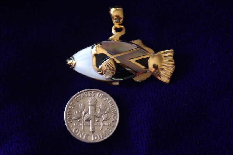Humuhumunukunukuapua’a (trigger Fish) Hawaiian State Fish Necklace ...