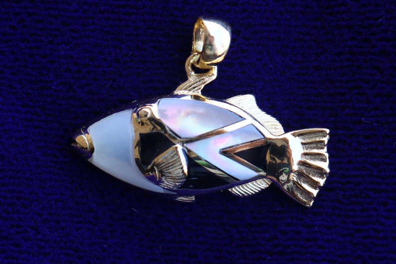 Humuhumunukunukuapua’a (trigger Fish) Hawaiian State Fish Necklace ...