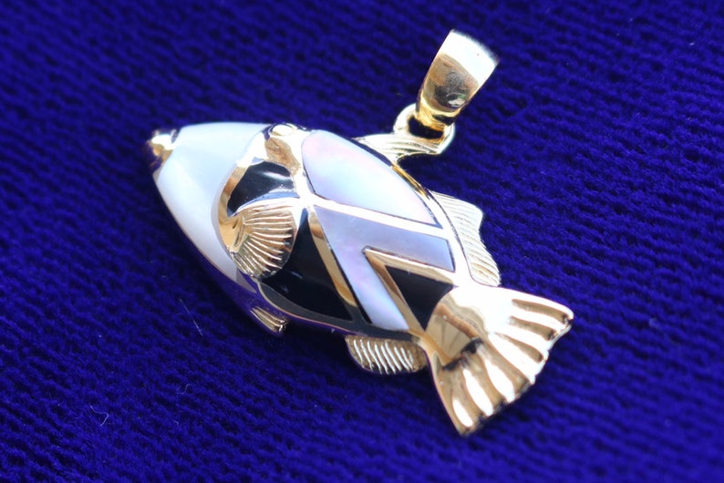 Humuhumunukunukuapua’a (trigger Fish) Hawaiian State Fish Necklace ...