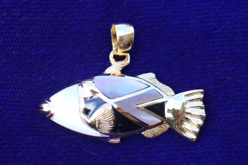 Humuhumunukunukuapua’a (trigger Fish) Hawaiian State Fish Necklace ...