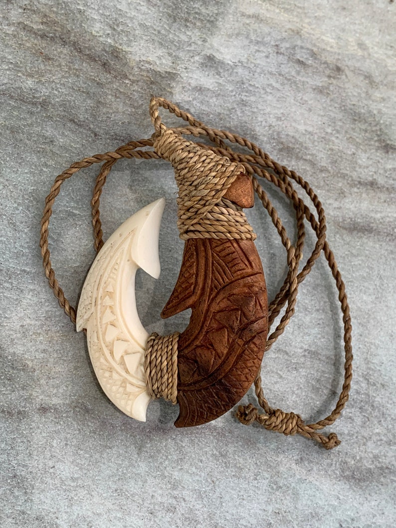 Hawaiian Makau Polynesian Matau Maui Carved Fish Hook | Etsy