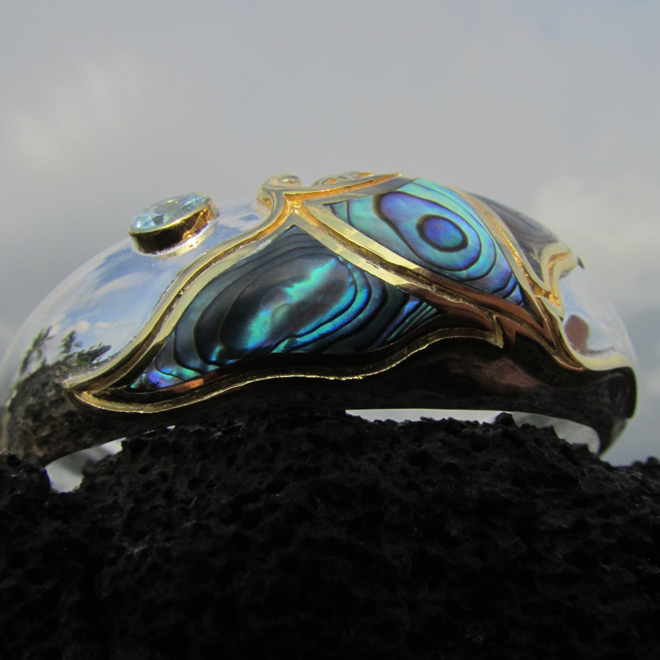 Manta Ray Cuff Bracelet. Sterling Silver 18K Gold Vermeil | Etsy