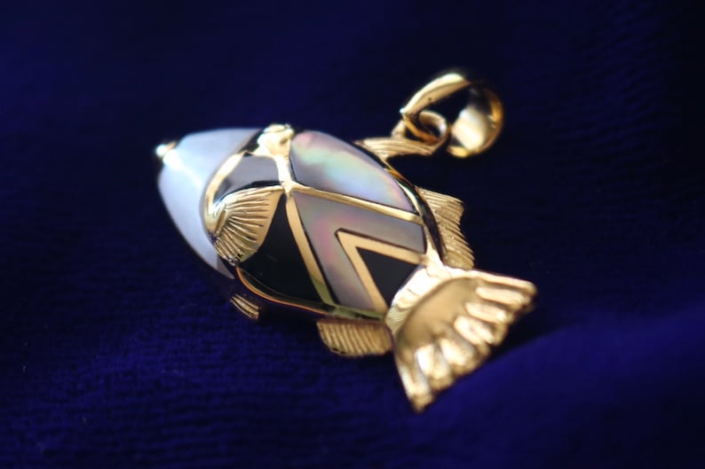 Humuhumunukunukuapua’a (trigger Fish) Hawaiian State Fish Necklace ...