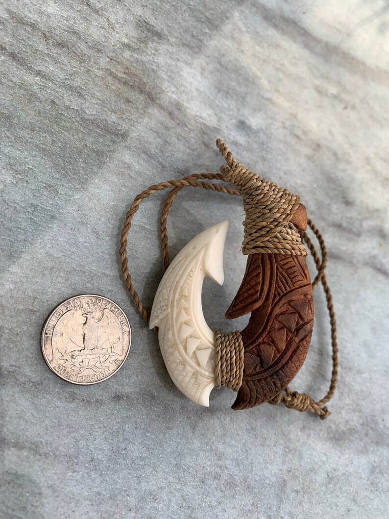 Hawaiian Makau Polynesian Matau Maui Carved Fish Hook | Etsy