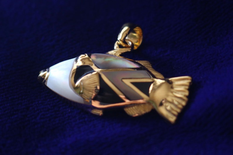 Humuhumunukunukuapua’a (trigger Fish) Hawaiian State Fish Necklace ...