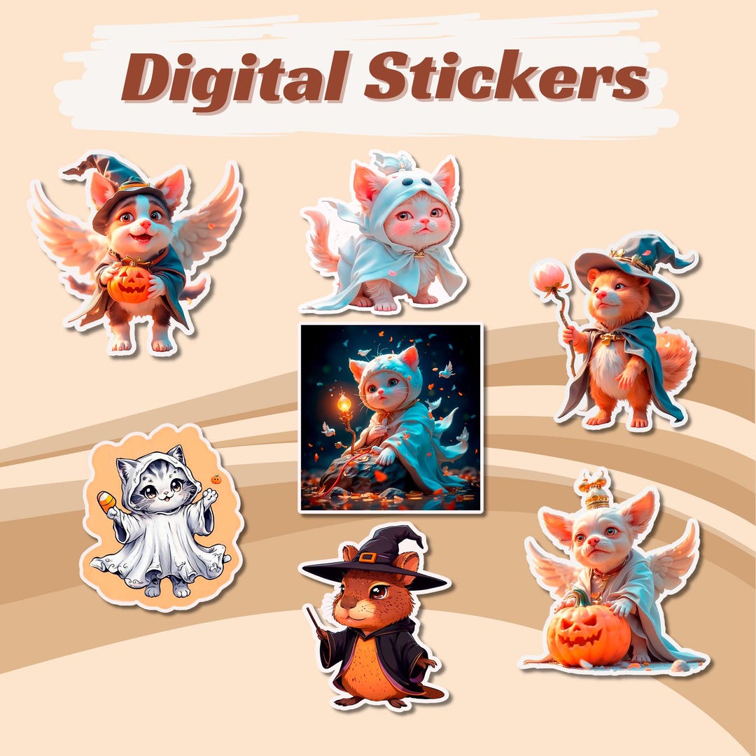 Furry Stickers Discord Telegram Anthropomorphic Animal Portrait Anime ...