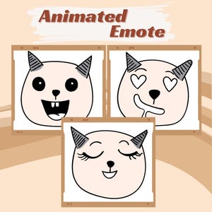 Cute Funny Cartoon Cats Animated Emotes for Twitch Youtube Discord ...