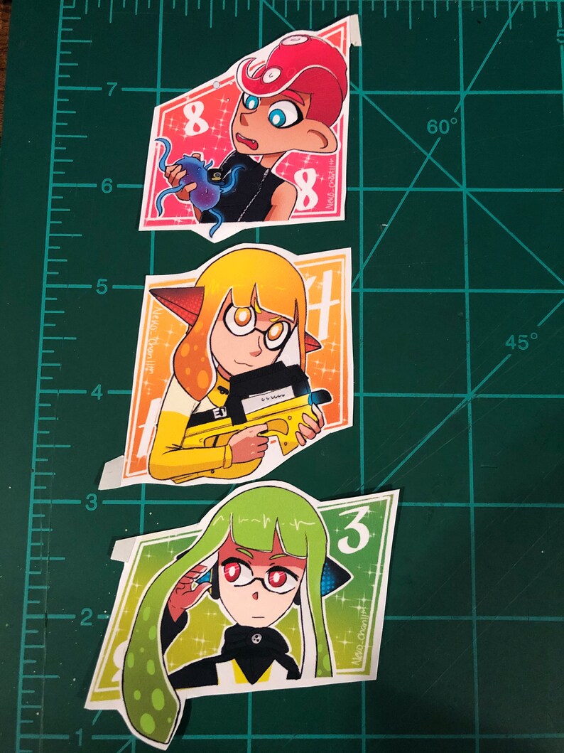 Splatoon Fanart Sticker Pack - Etsy