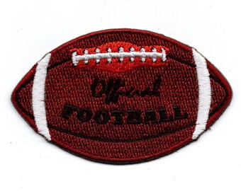 FOOTBALL PATCH Iron-on Embroidered Applique Major League Sports Emblem ...