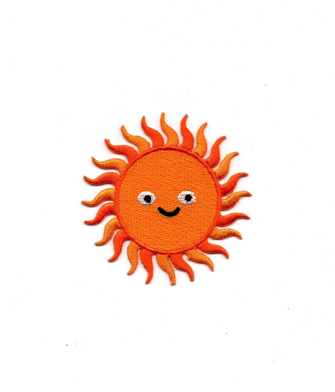 Sun - Iron on Patch Embroidered Applique Motif - Etsy