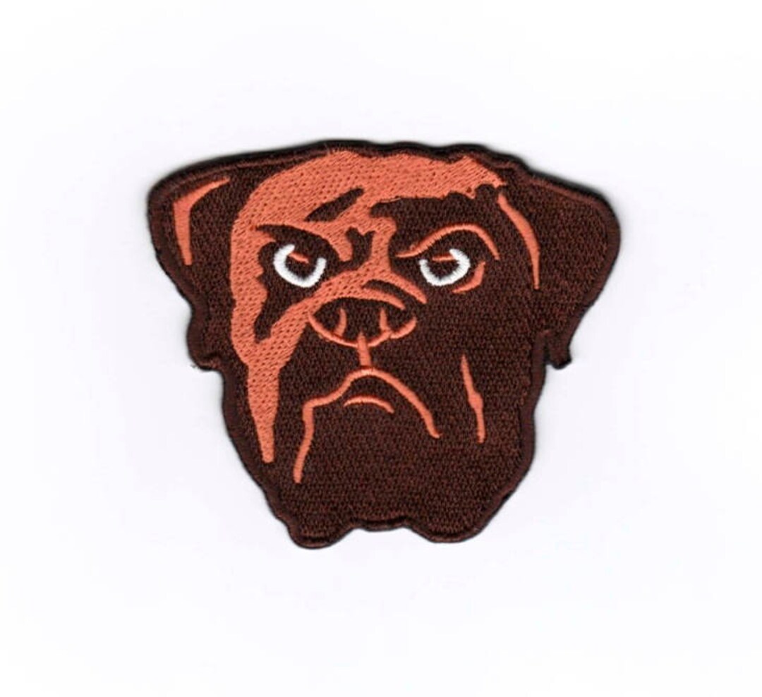 Bulldog -iron on Patch - Etsy
