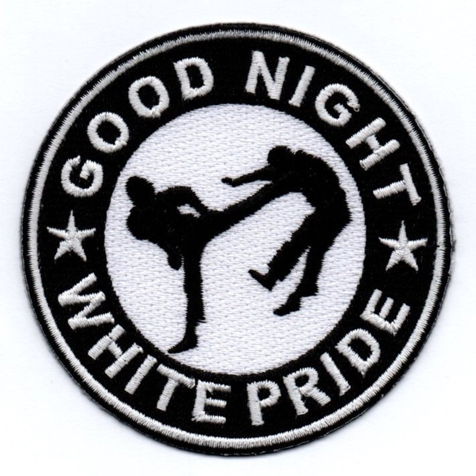 Good Night White Pride Aufnäher Patch Bügelbild - Etsy.de