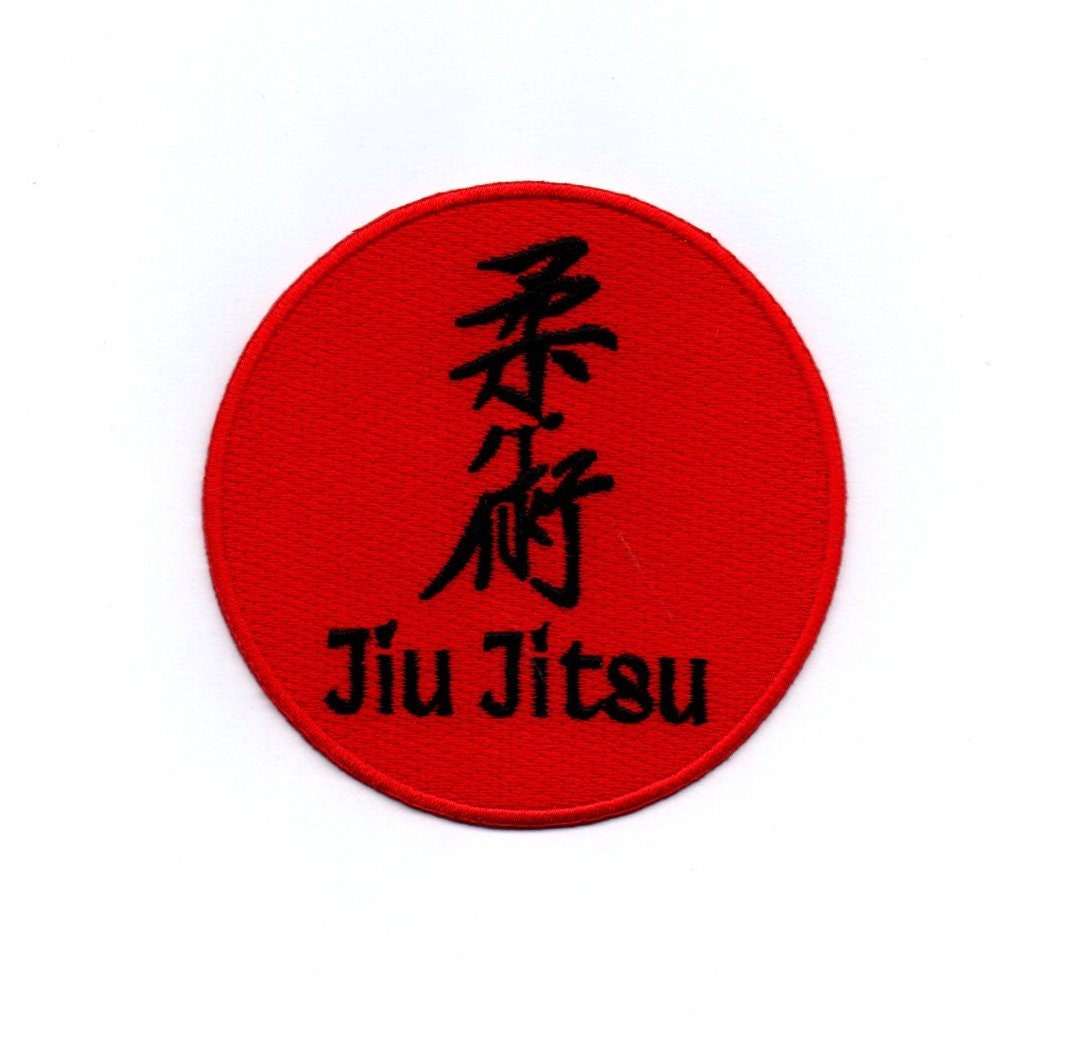 Jiu Jitsu Iron on Patch Embroidered Applique Motif - Etsy Australia