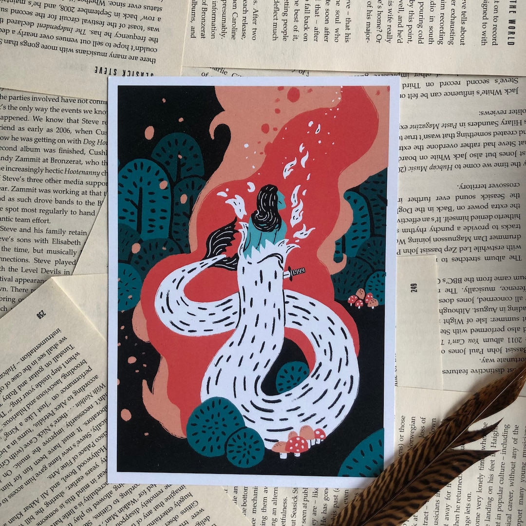 The Laidly Worm A5 Folklore Print - Etsy