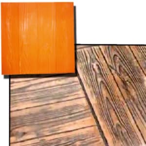 Concrete Rubber Wood Stamp Mats Decorative Concrete Walls Veneer Stone ...