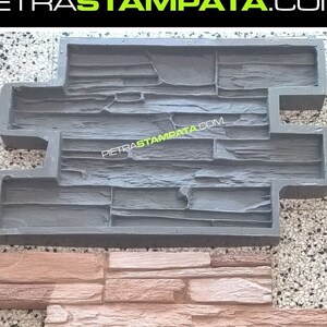 CONCRETE CEMENT PLASTER Mold Veneer Stone Mold Polyurethane Stone Mold ...