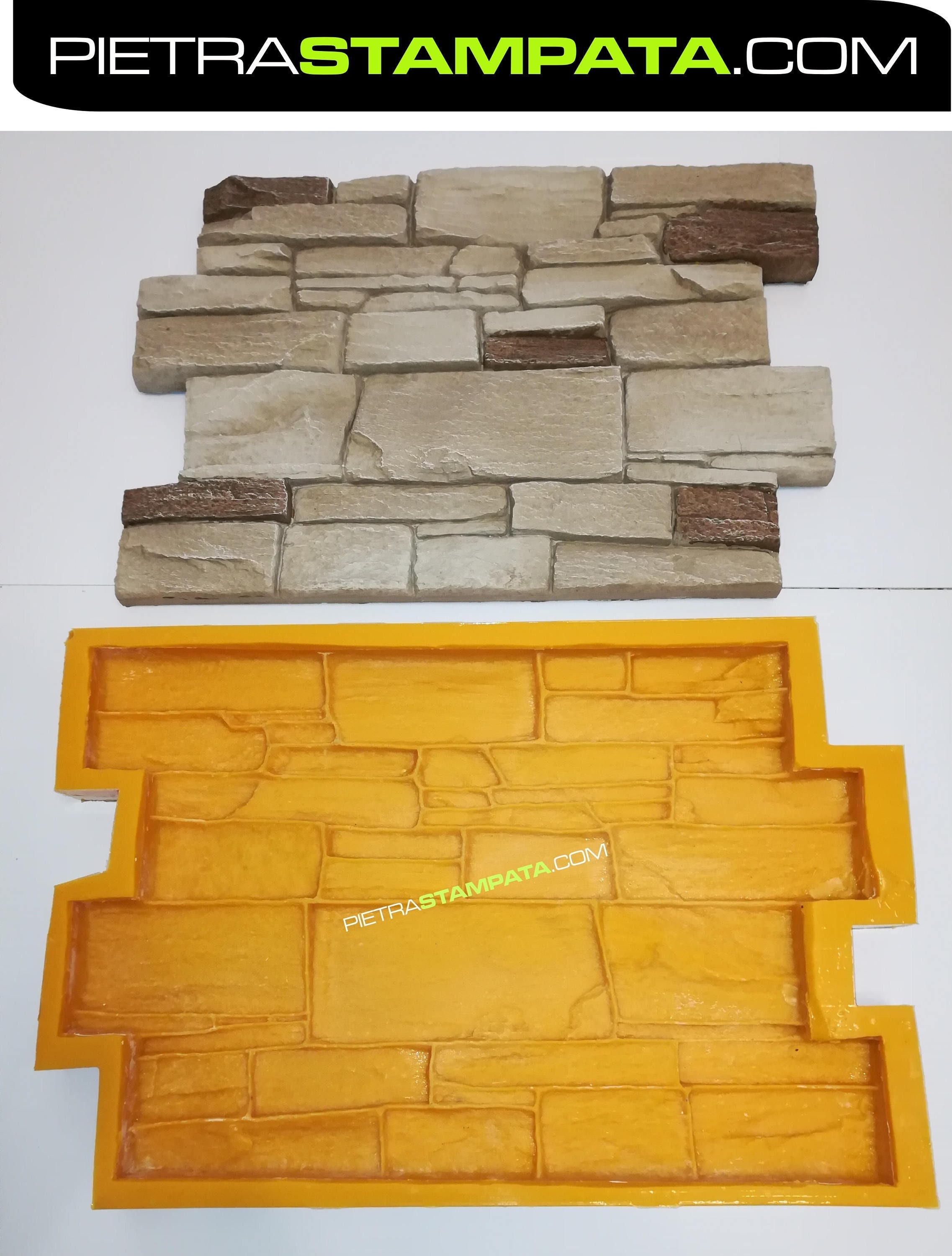 Stampo per gesso o cemento finta pietra CONCRETE CEMENT - Etsy México