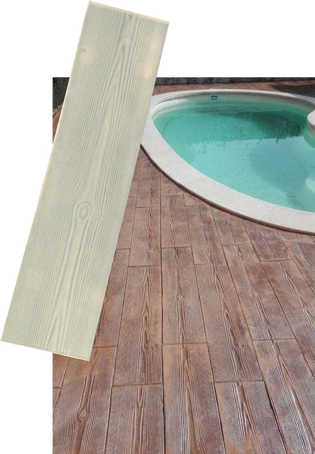 Vertical Concrete Stamps Concrete Stamps Slate Texture Stamps Mats Wall ...