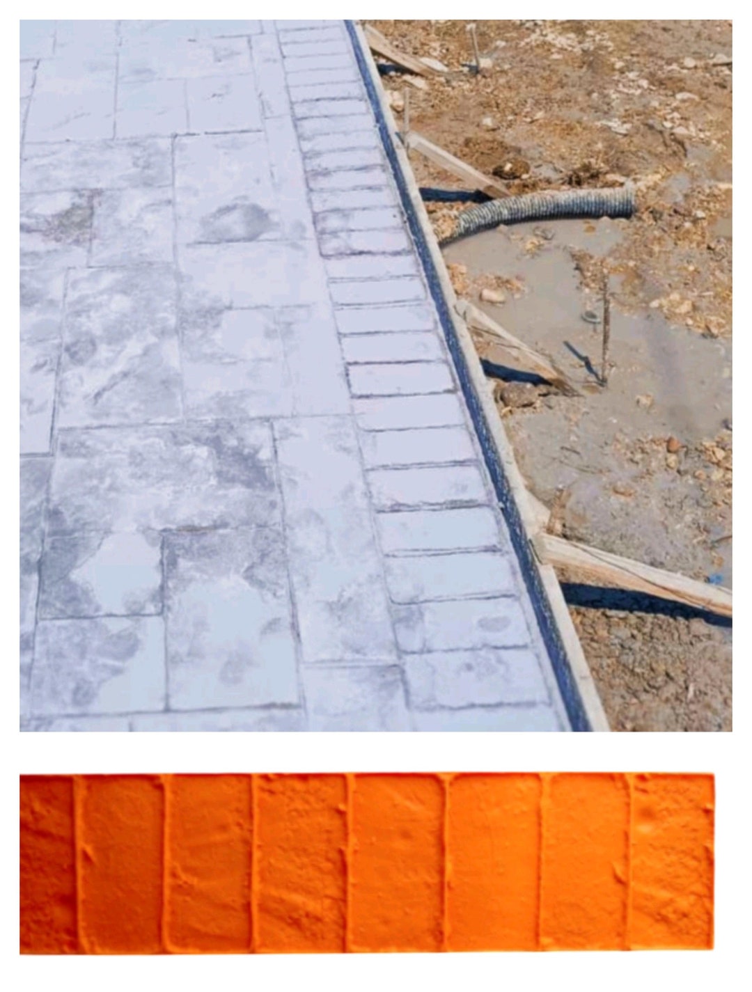 Concrete Rubber Stamp Mat - Etsy