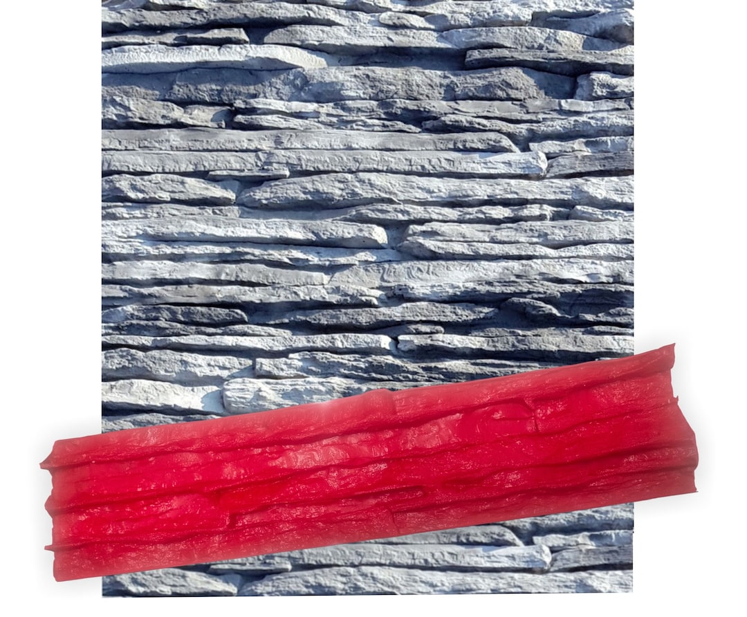 Concrete Vertical Stamp Mats Decorative Concrete Walls Veneer Stone ...